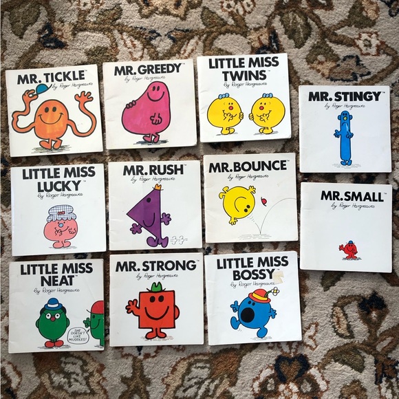 Other | Lot Of 11 Vintage Mr Men Little Miss Roger Hargreaves Books ...